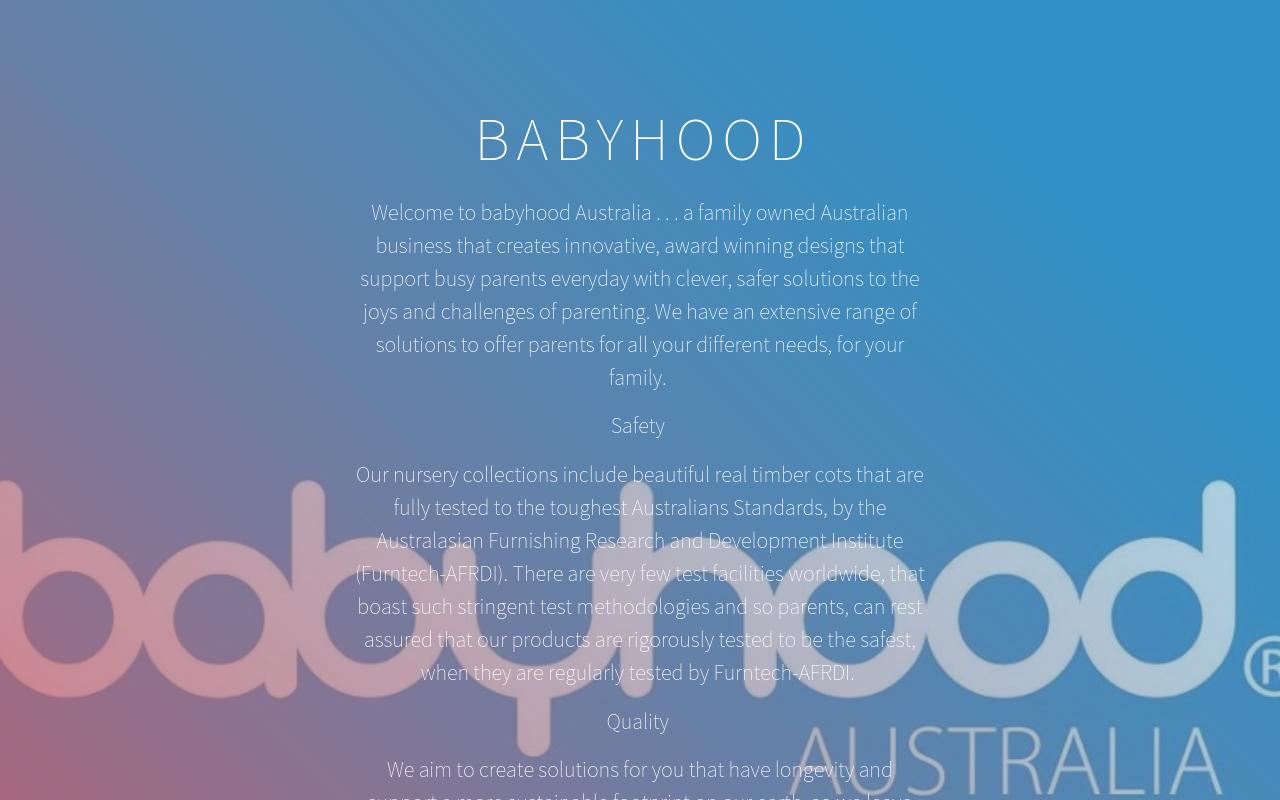 babyhood